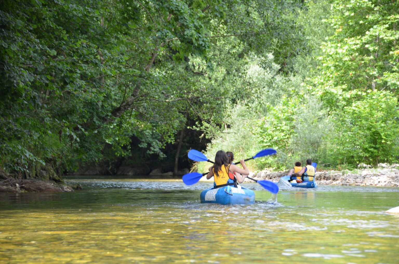 Descenso del río Sella en canoa. 4km en exclusiva para ti